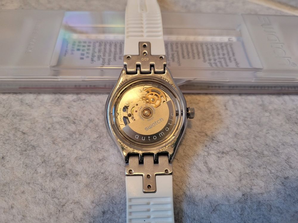 Swatch YAS109 Sistem51 Rosetta Bianca automatic irony | Kaufen auf Ricardo
