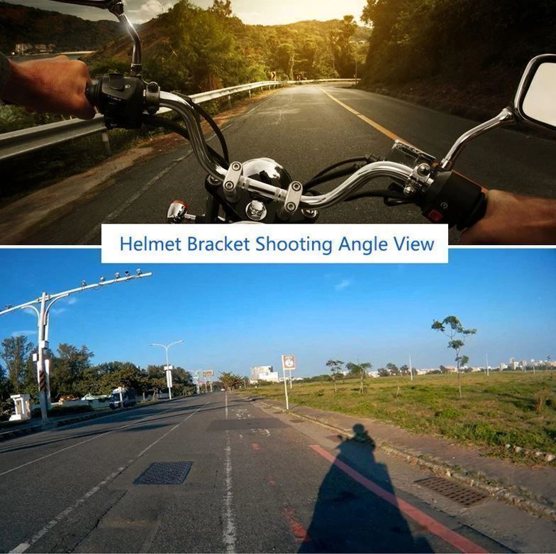 Fixierung auf Motorradhelm für Gopro Hero 7 8 9 10 11 12 (Neu (gemäss ...