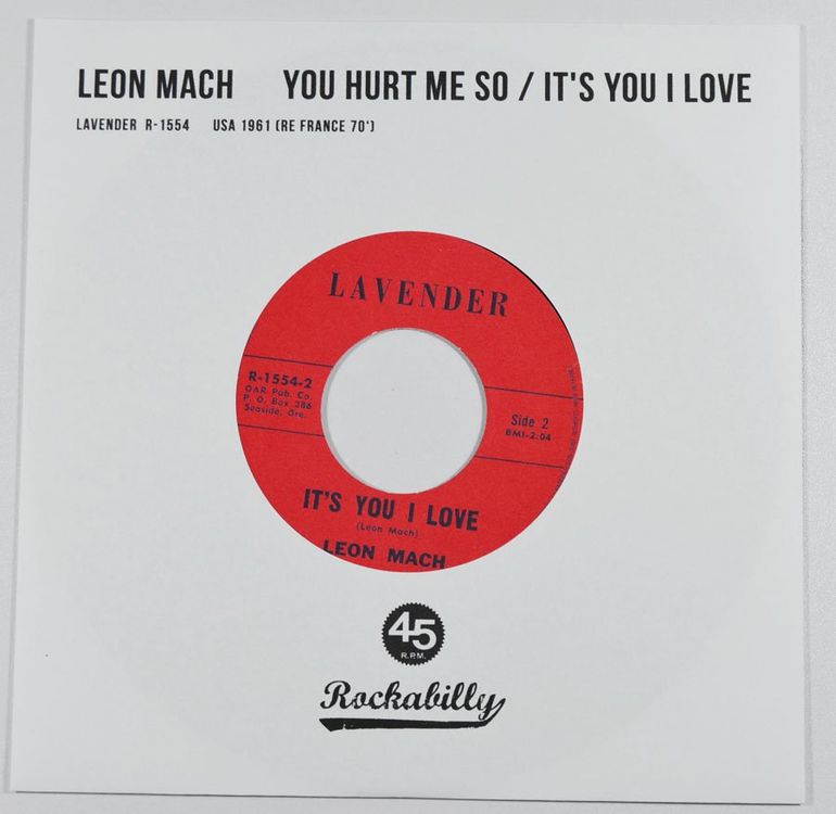 Single: LEON MACH - You Hurt Me So (Gebraucht) in Frenkendorf für CHF 5 ...