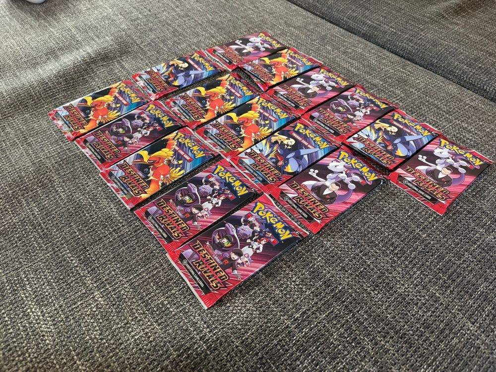 16 X Pokémon Booster Packs – Destined Rivals (ENGLISH) (Neu und ...
