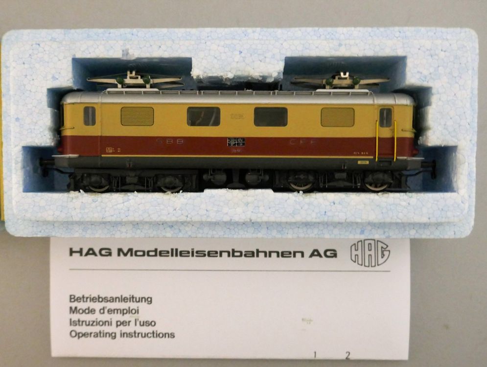 HAG 230 SBB E-Lok Re 4/4 I 10035 mit "TEE" Bemalung OVP/AC. | Acheter ...