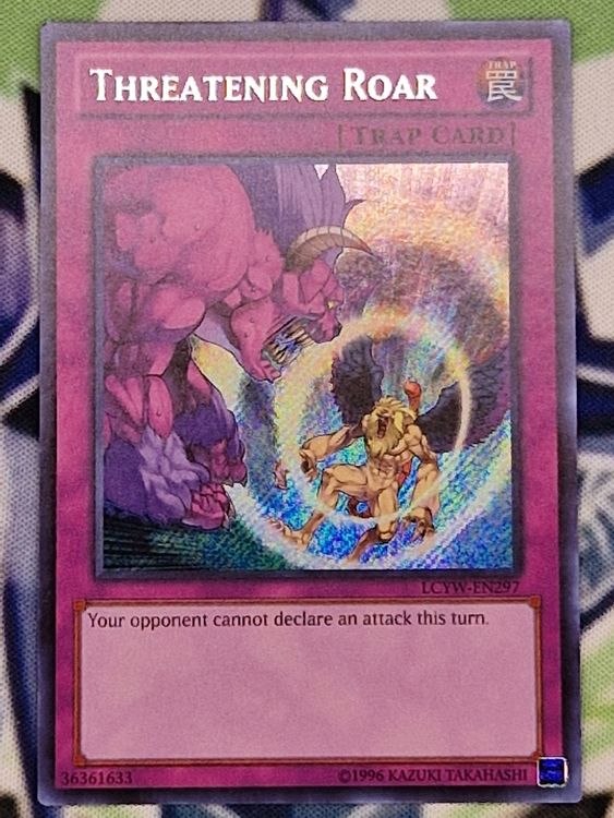 Yu-Gi-Oh Threatening Roar LCYW-EN297 (Neu (gemäss Beschreibung)) in ...