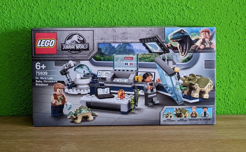 LEGO Jurassic World 75939 Dr. Wu Lab Baby Dinosaurs Breakout (Neu und ...