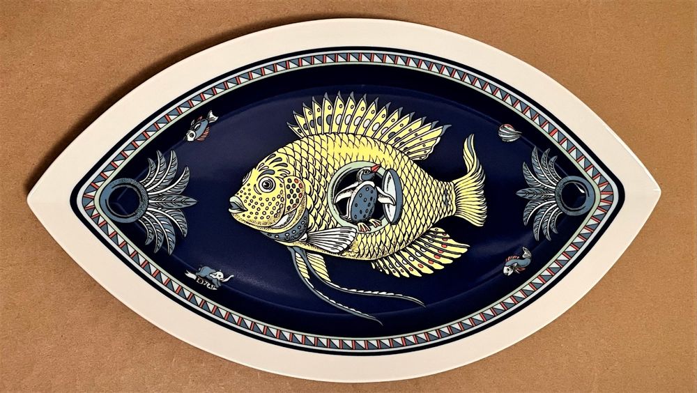 Platte Bopla Porzellan Langenthal - farbig fabrikneu rar TOP (Neu (gemäss Beschreibung)) in ...