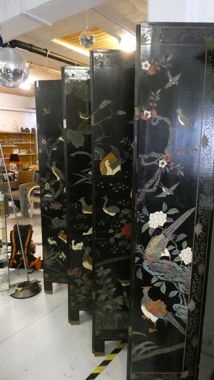 alter asiatischer Paravan | Kaufen auf Ricardo