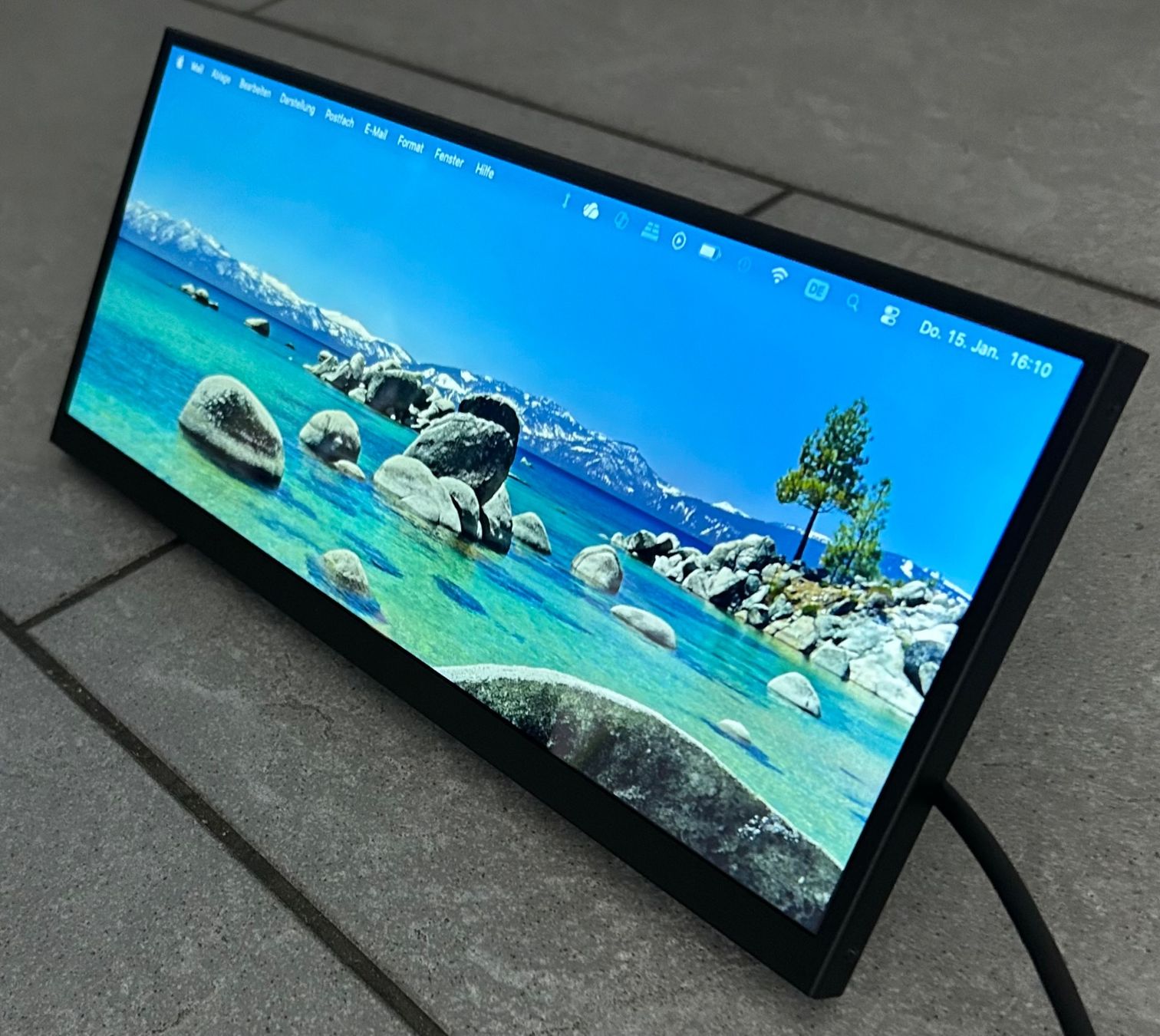 Wisecoco 12,3" IPS Bar Monitor mit Touch HDMI/Type‑C - TOP (Gebraucht ...