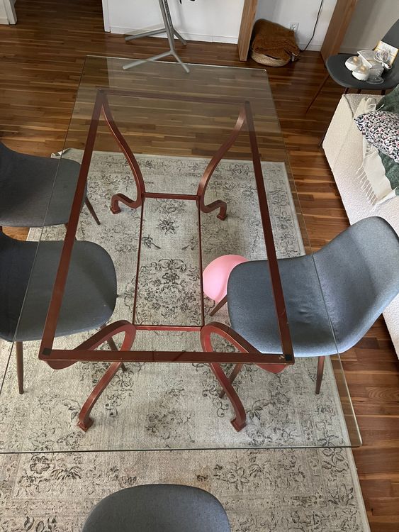 Dining Table Glass / Esstisch Glas (Gebraucht) in Schlieren für CHF 120 – nur Abholung auf ...