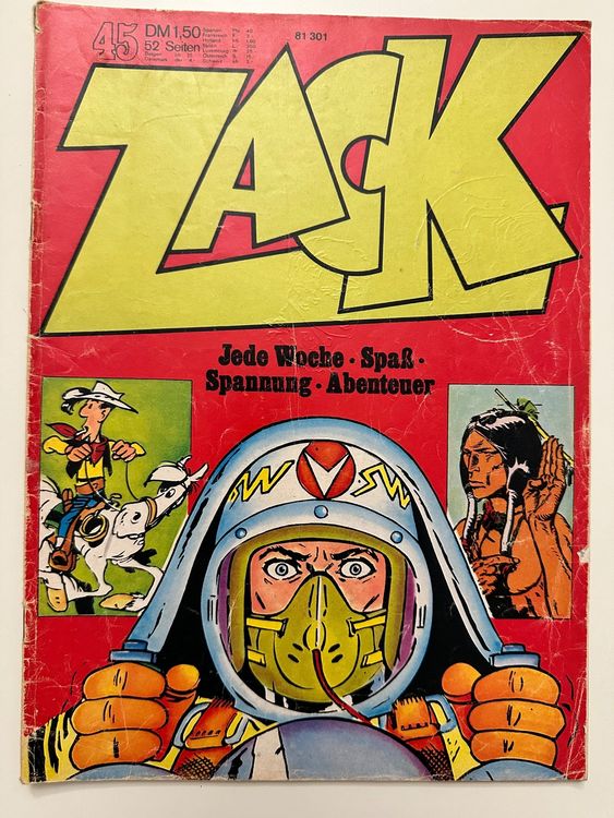 Rarität Zack Comics 45 von 1972 | Kaufen auf Ricardo