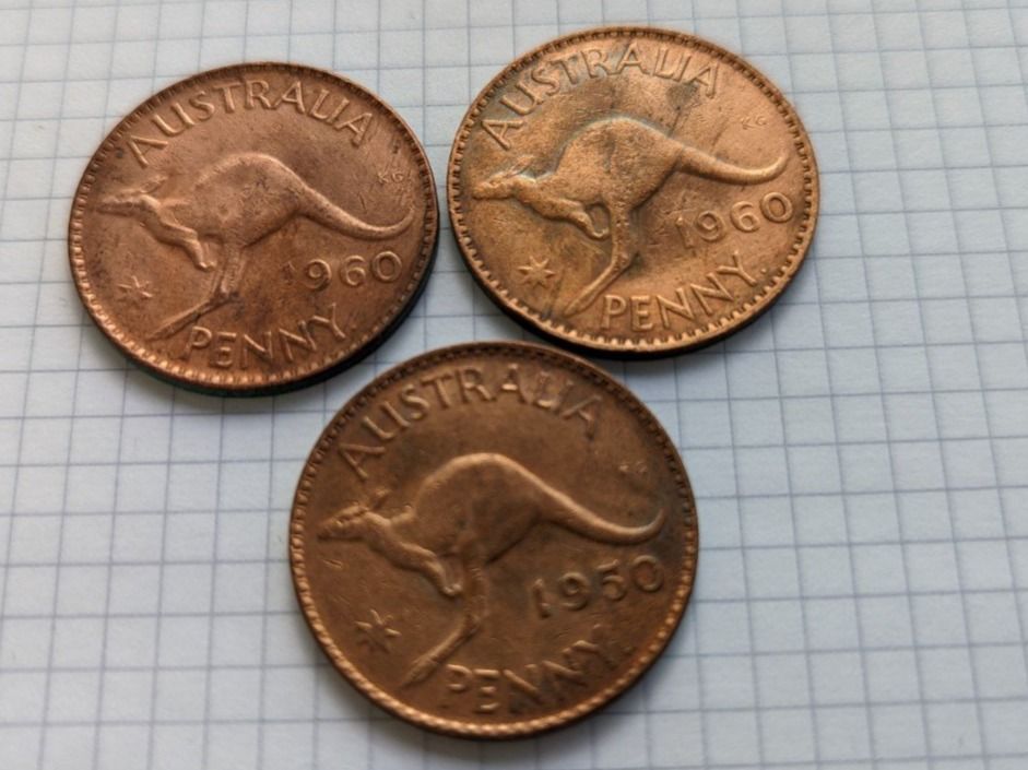 Australian 3 penny coins 1950-1960 | Kaufen auf Ricardo