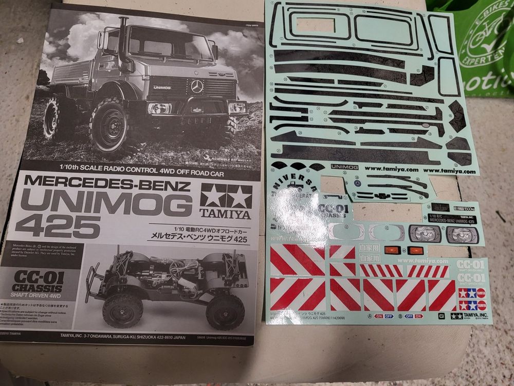 Tamiya Unimog Manual und Kleber | Kaufen auf Ricardo