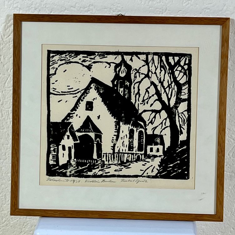 Holzschnitt Karl Sigrist signiert original (Neu (gemäss Beschreibung)) in Vaduz für CHF 100 ...