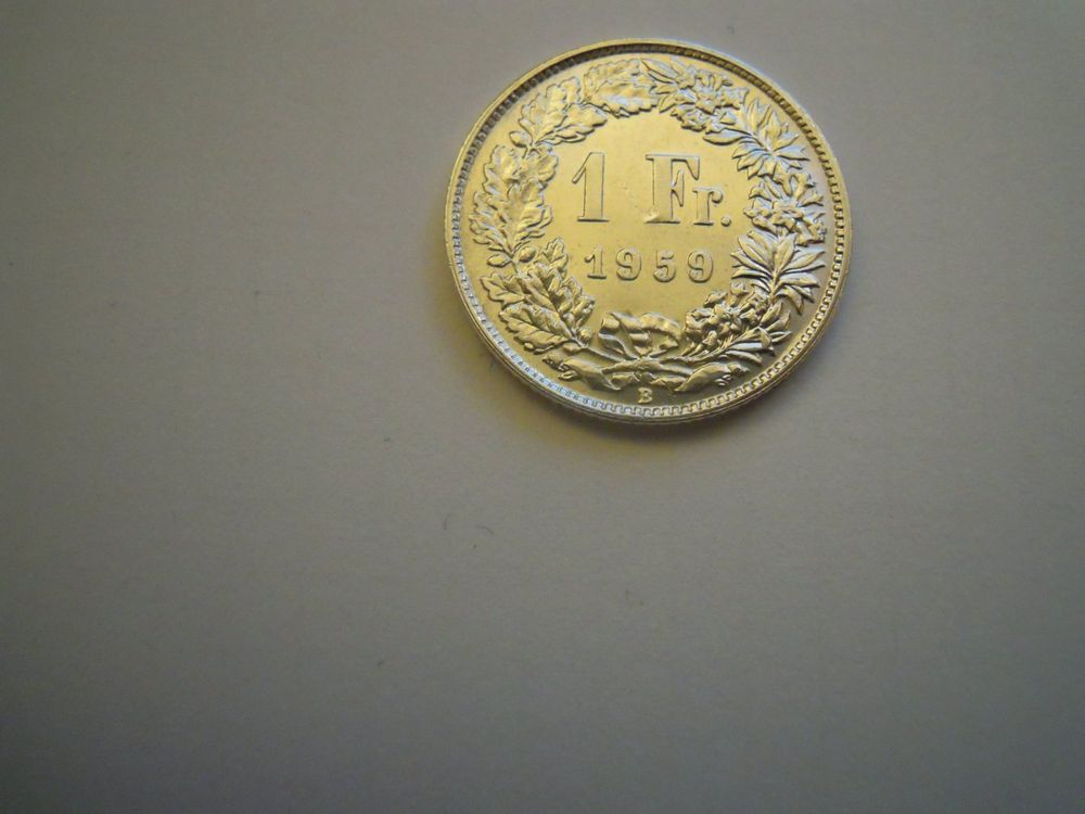 1 Fr. 1959 unz/stgl (Neu (gemäss Beschreibung)) in Kriegstetten für CHF 9.1 – mit Lieferung auf ...
