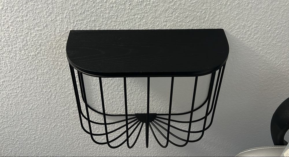 Cage Wandregal Schwarz Metall (Gebraucht) in Bottmingen für CHF 34 ...