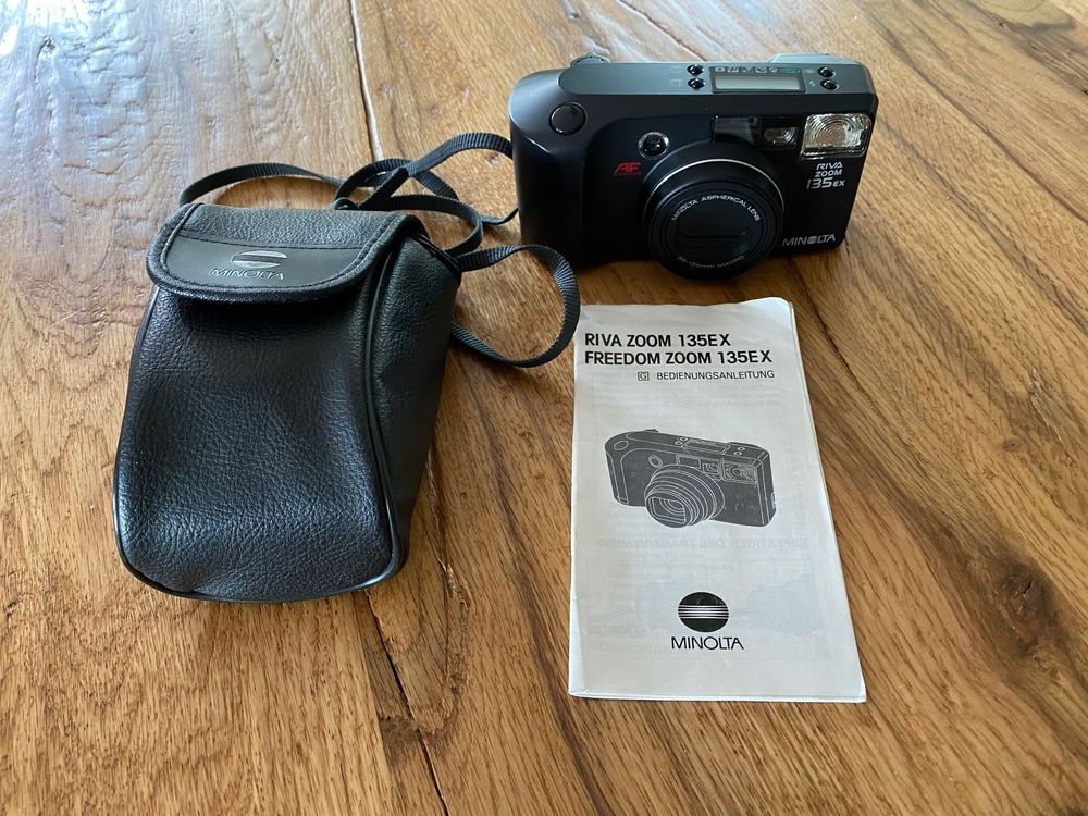 Minolta Riva Zoom 135EX Vintage mit Etui | Kaufen auf Ricardo