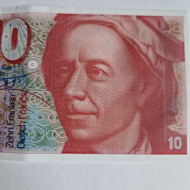 Banknote CH 10 Franken 🇨🇭💸 (Gebraucht) in Stans für CHF 10 – mit ...