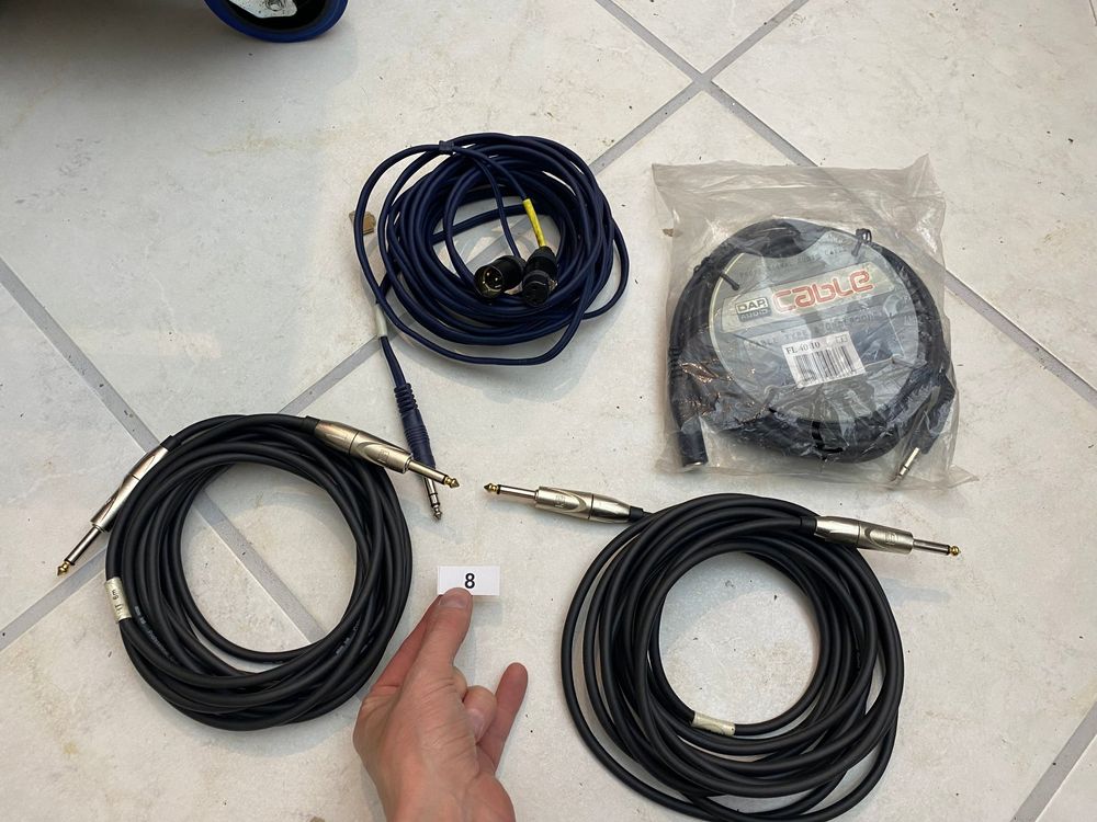 Kabel Jack XLR Chinch Insert Neutrik Pioneer CDJ 3000 Yamaha (Defekt ...