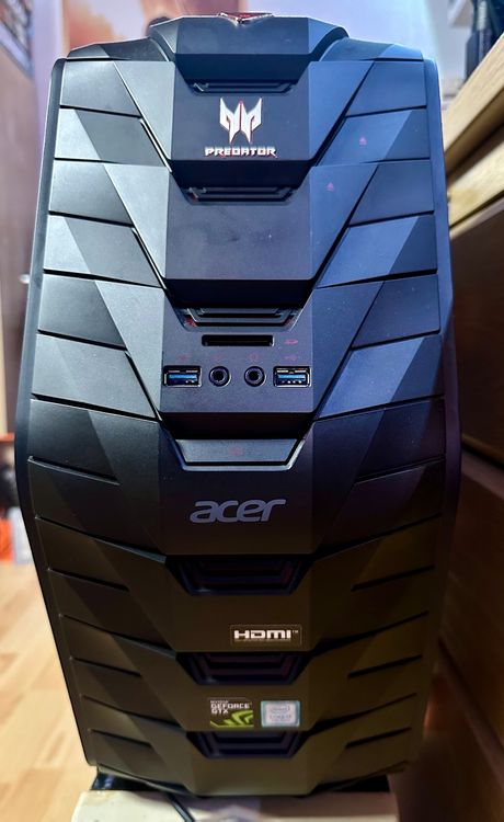 Gaming PC Acer Predator G3-710, i7 7700, GTX1660 Super (Gebraucht) in ...