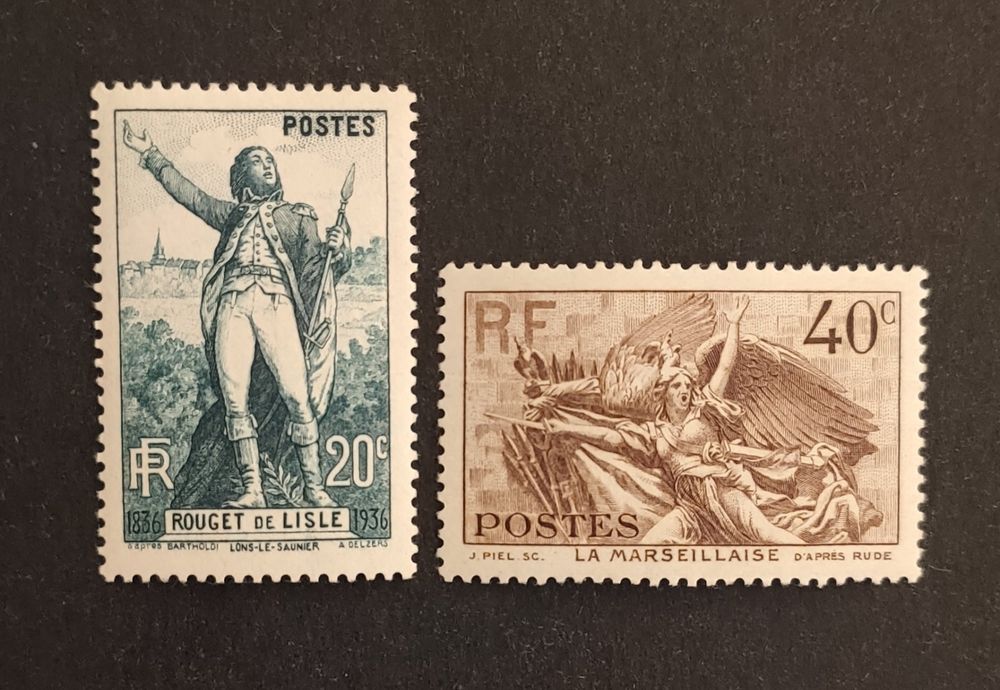 Frankreich 1936, 100. Todestag von C. J. Rouget de Lisle (*) | Kaufen ...