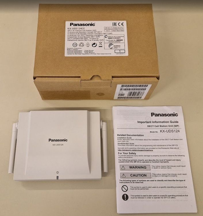 Panasonic KX-UDS124 / DECT 4-Channel Cell Station SIP (Gebraucht) in ...
