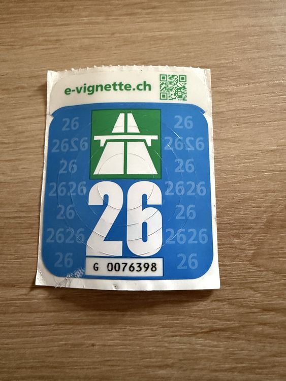Autobahnvignette Schweiz 2026 (Neu und originalverpackt) in Willisau ...
