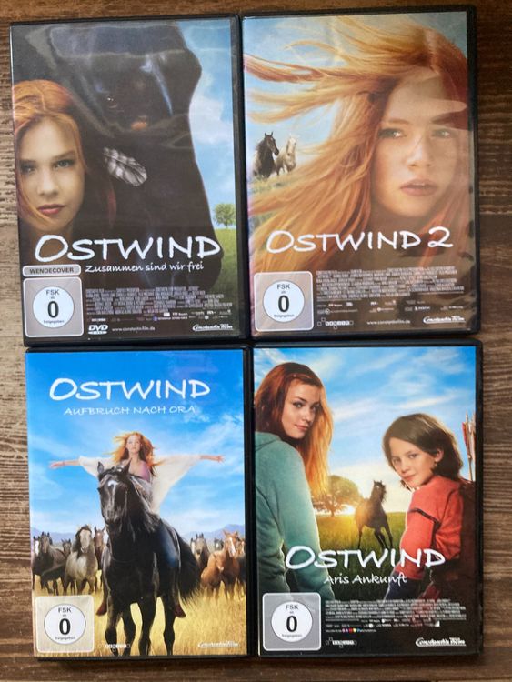 Alle 4 *Ostwind* DVDs für alle Pferdefans (Gebraucht) in Wohlen AG für ...