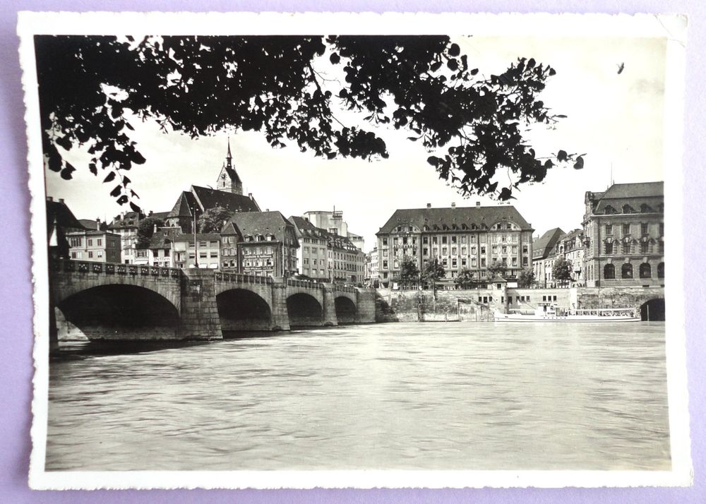 Basel, Mittlere Rheinbrücke | Kaufen auf Ricardo