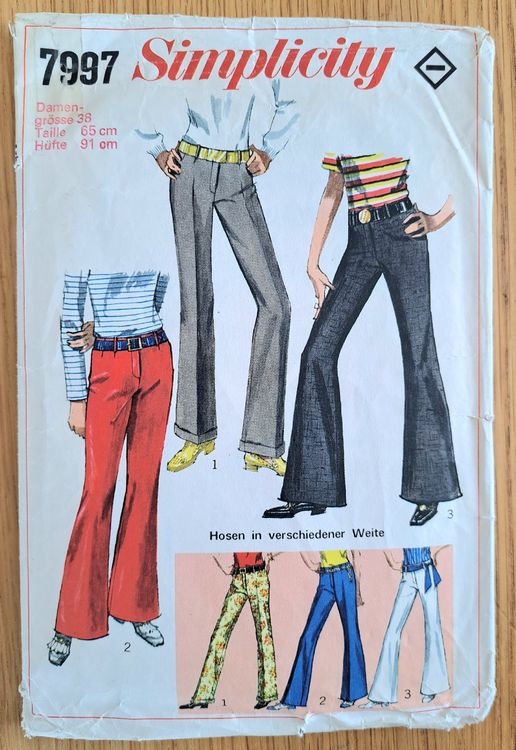 Patron Pantalon Vintage Simplicity 7997 | Kaufen auf Ricardo