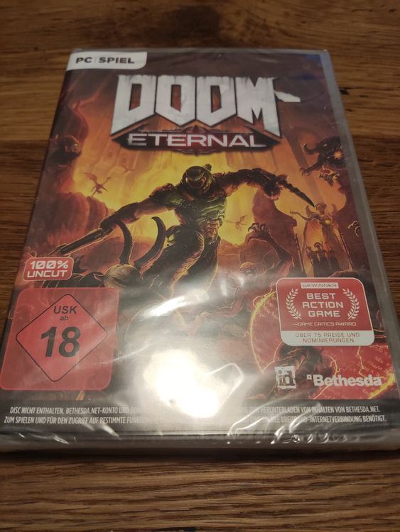 Doom Eternal (PC Spiel) NEU und OVP (Neu und originalverpackt) in für ...