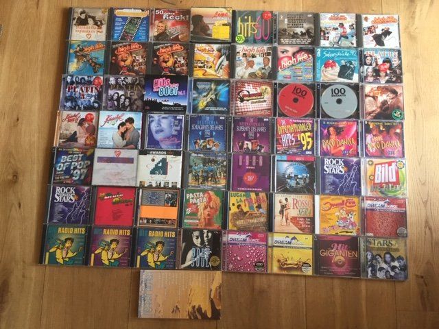 CD Sammlung Sampler 70er, 80er, 90er, 89 CDs (Gebraucht) in Steinach ...