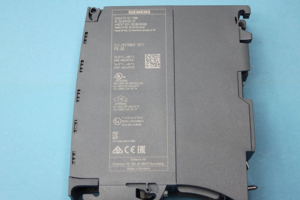 Siemens 6ES7521-1BL00-0AB0 SPS Digitaleingabe DI32 (Gebraucht) in ...