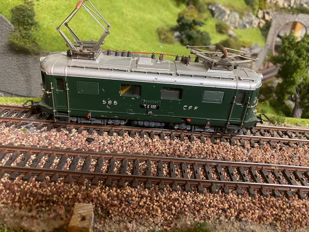 Märklin RE 800 von 1952 Re 4/4 der SBB, grün, original (Gebraucht) in ...