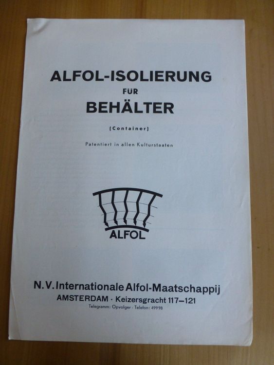 ALFOL- Isolierung für Behälter ( Container ) (Gebraucht) in Bettlach ...