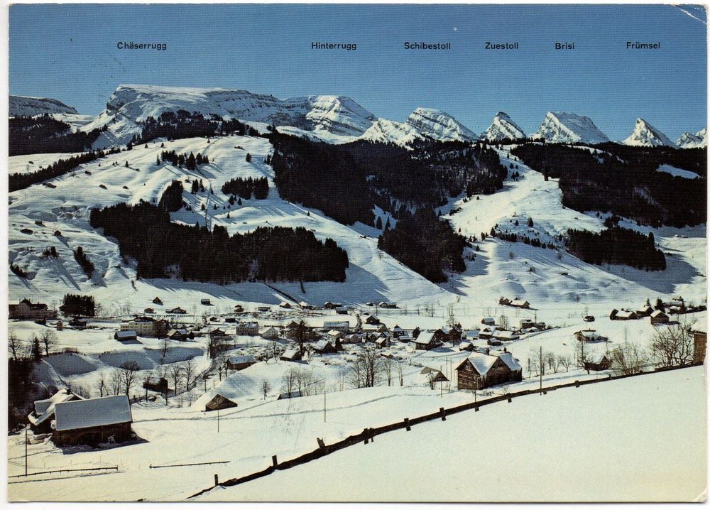 UNTERWASSER mit Churfirsten, Iltios und Sellamatt | Kaufen auf Ricardo