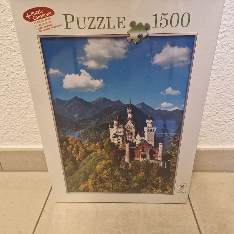 Puzzle 1500 Teile Schloss Neuschwanstein NEU (Neu und originalverpackt) in Stans für CHF 5 – mit ...