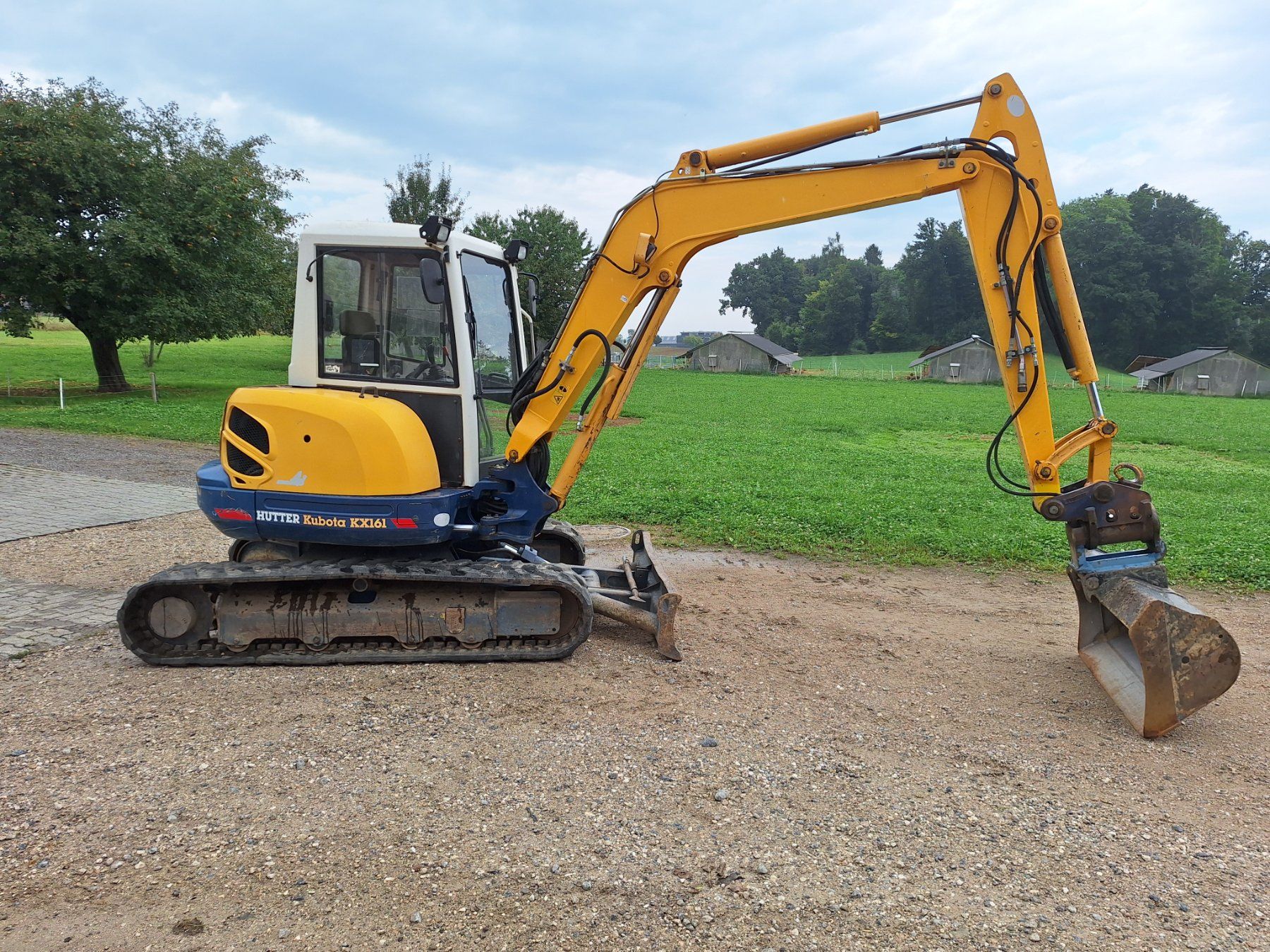 Occasion Minibagger Kubota KX161-3 a Bagger 5,5t (Gebraucht) in ...