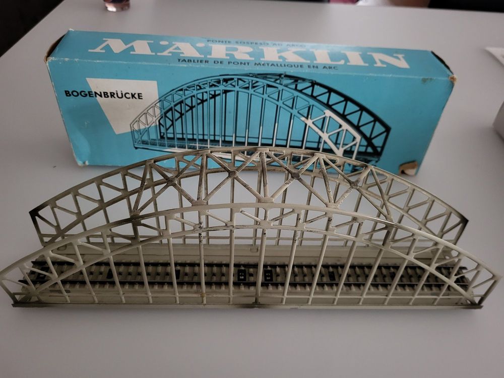 Märklin 7163 Metall Bogenbrücke H0 AC OV (Gebraucht) in Huttwil für CHF ...