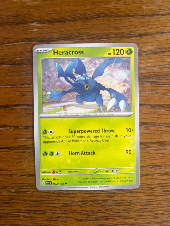 Carte Pokemon Heracross - SVIen - EN | Kaufen auf Ricardo