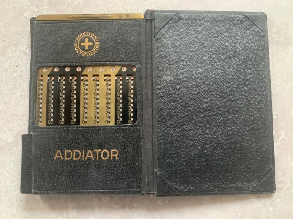 Antiker Addiator, Rechenschieber, Sammlerstück (Gebraucht) in Buchs AG ...