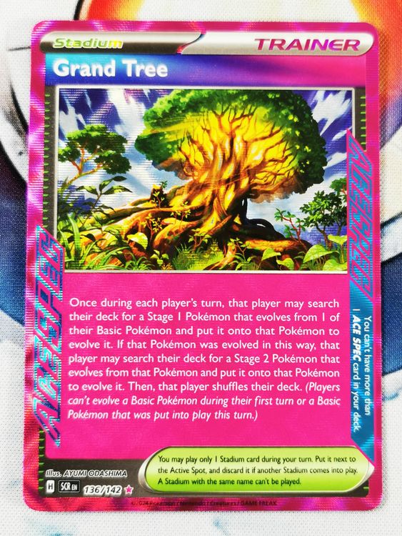 Pokemon Grand Tree 136/142 Stellar Crown EN (Neu (gemäss Beschreibung ...