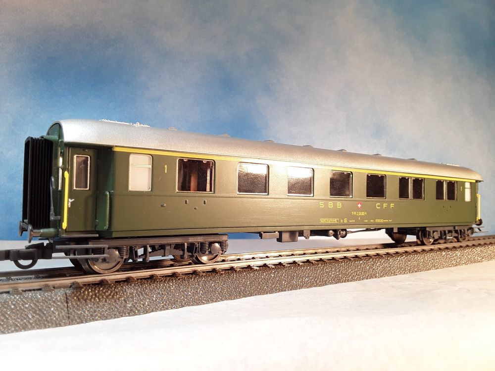 Roco 44880 _ SBB Personenwagen 1 Klasse _ AC Spur H0 (Gebraucht) in ...