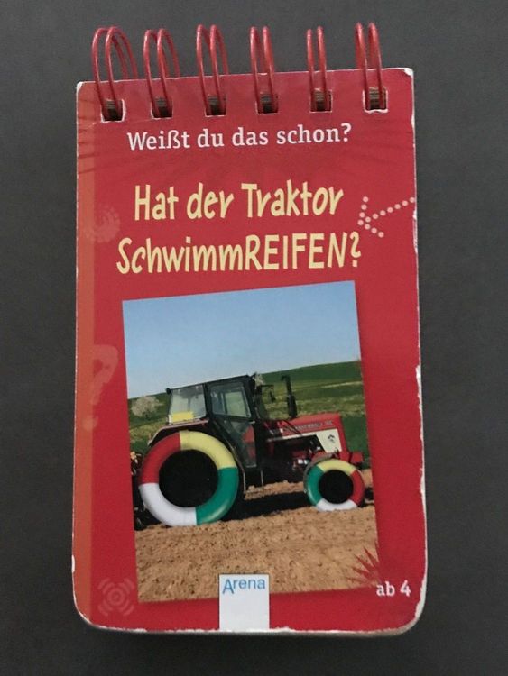 Lustiger Rätselblock - Hat der Traktor Schwimmreifen? | Kaufen auf Ricardo