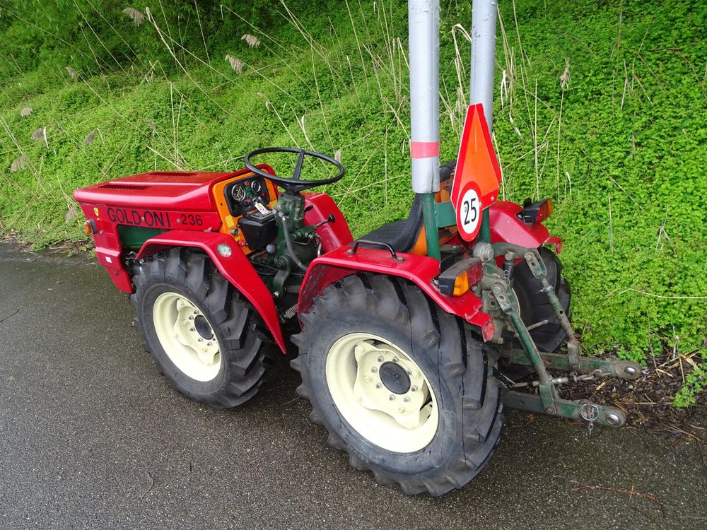Traktor Goldoni Kleintraktor Knicklenker Diesel Rebtraktor (Gebraucht ...
