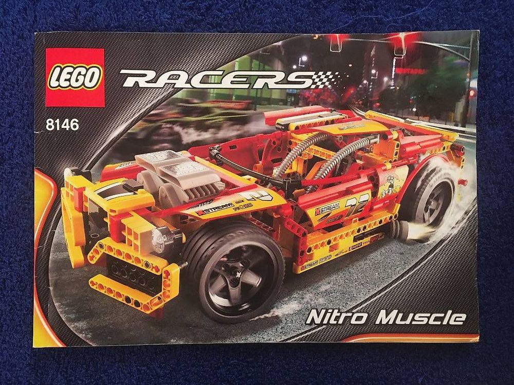 LEGO® Racers Nitro Muscle 8146, mit Originalbauanleitung (Gebraucht) in ...