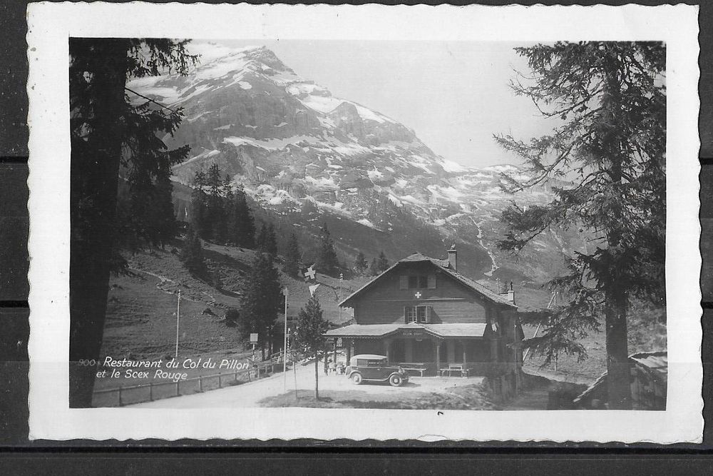 VD Restaurant Col du Pillon 1936 mit Oldtimer (Gebraucht) in ...