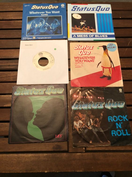 STATUS QUO seltene Singles Sammlung 7" | Kaufen auf Ricardo