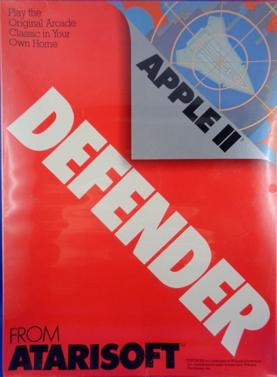 APPLE II -- DEFENDER (ATARISOFT) #NOS #SEALED (Neu und originalverpackt ...
