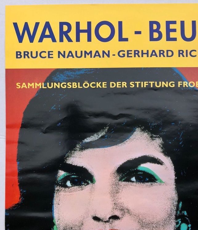 Warhol - Beuys - Gerhard Richter Plakat (Gebraucht) in Tafers für CHF 800 – mit Lieferung auf ...