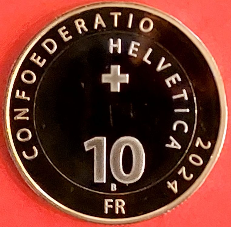 10 Franken Gedenkmünze 2024 pp /Rhonegletscher /aus Münzsatz (Neu (gemäss Beschreibung)) in Arch ...