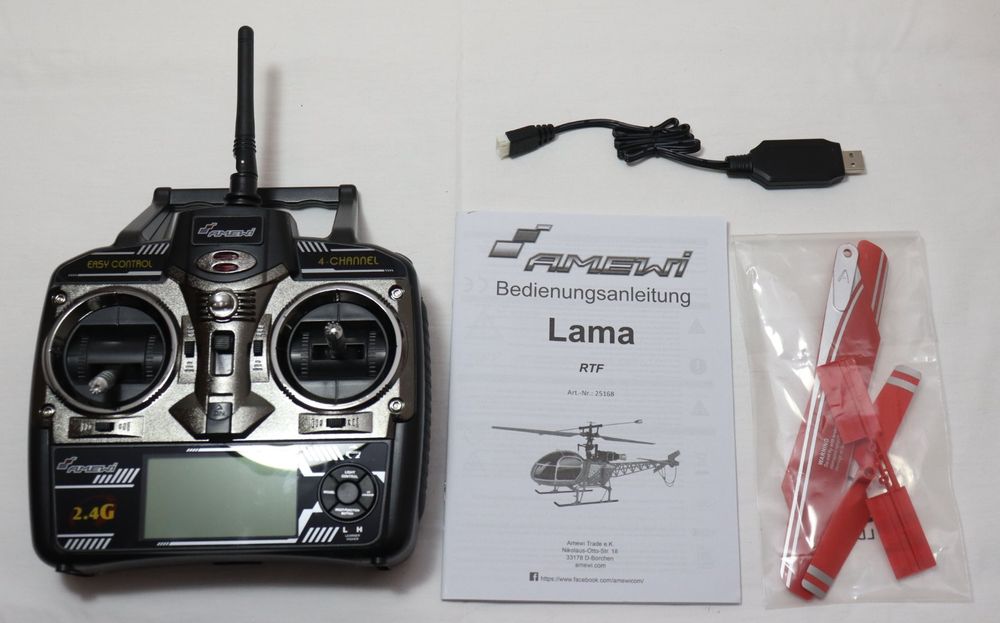 Amewi Lama Single Rotor Helikopter 4-Kanal RTF (Gebraucht) in Frick für ...