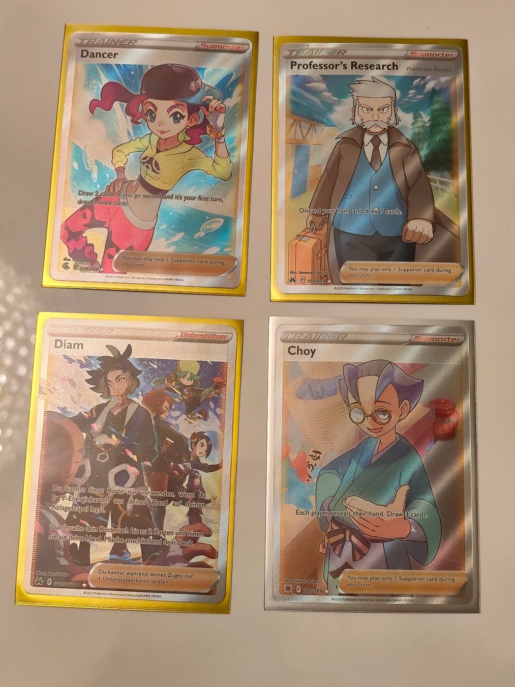 Pokemon Trainer Dancer Diam Choy Research Sammlung Full Art (Gebraucht ...